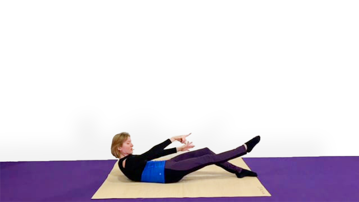Core Strengthening on all Sides (Isolated C-Shaping) | Aerial Fit Online