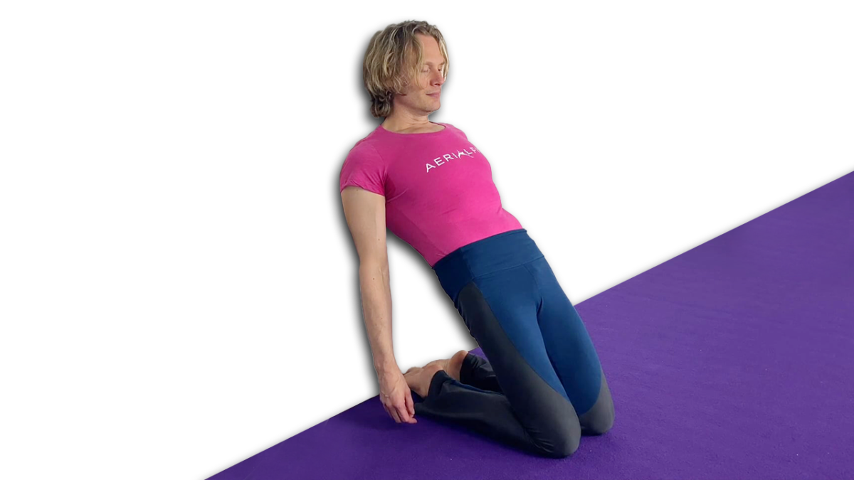 Knee Hang Alignment: Wall Lean | Aerial Fit Online
