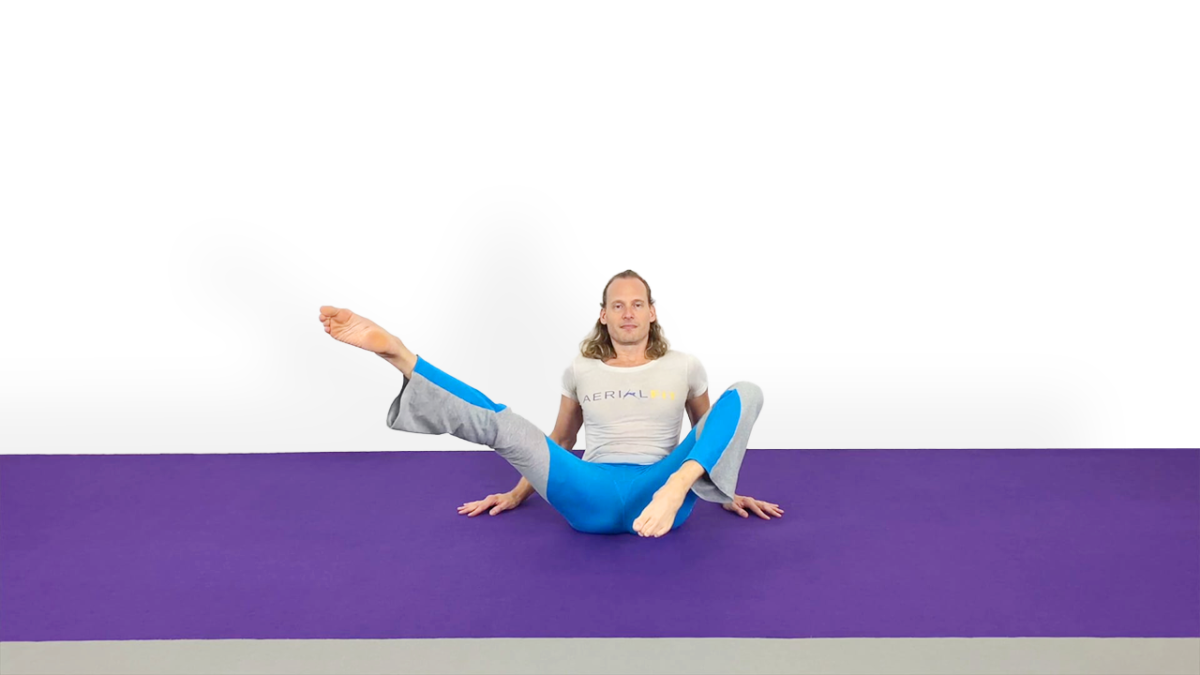 Leg Lifting & Straightening Drill | Aerial Fit Online