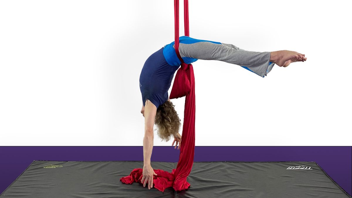 Back Balance in the Knot | Aerial Fit Online
