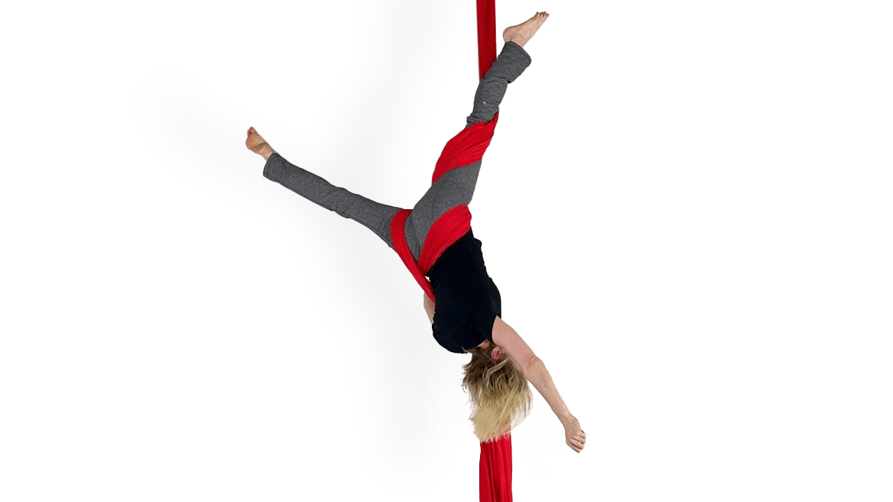 Bomb Drop 2: To Same Side Wrap | Aerial Fit Online