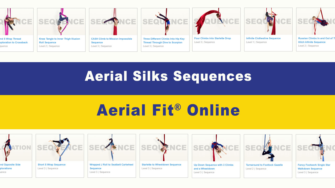 Aerial Silks Sequences | Aerial Fit Online