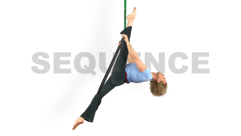 Clock Splits to Back Balance on Top Sequence | Aerial Fit Online Clock Splits to Back Balance on Top Sequence | Aerial Fit Online