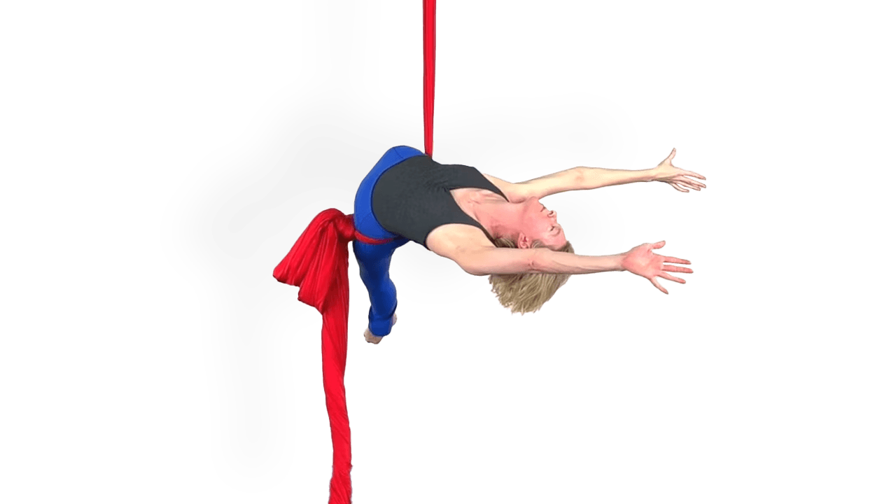 Side Back Balance | Aerial Fit Online