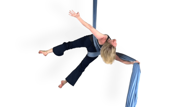 Single Star Drop: Back Balance | Aerial Fit Online