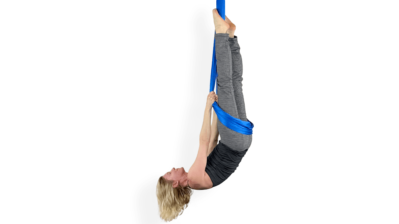 Back Straddle to Seated | Aerial Fit Online