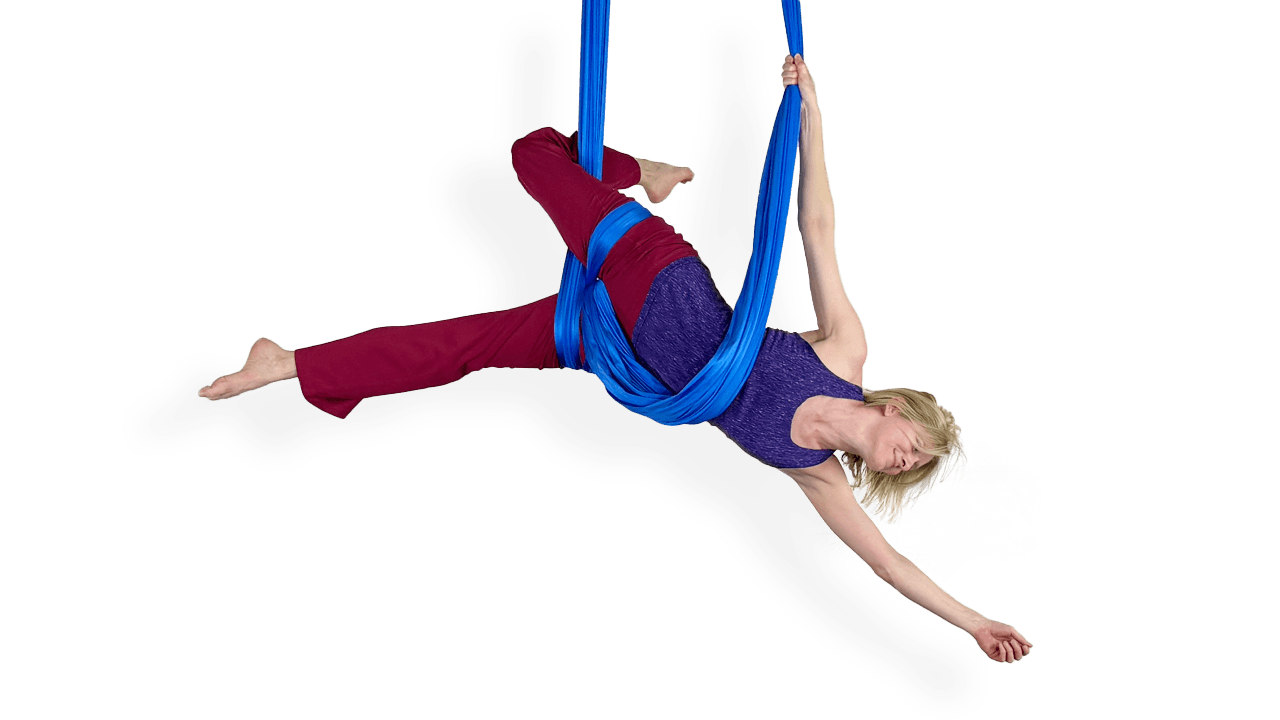 Alternating Thigh Roll Up | Aerial Fit Online
