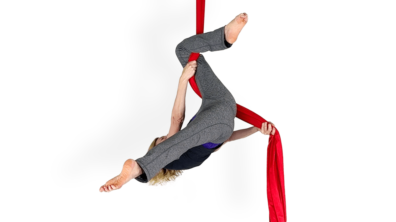 Ball: Same Side Knee Hook Entry & Exit | Aerial Fit Online