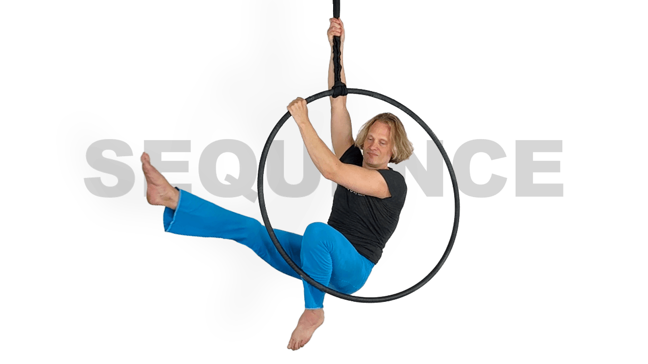 Seated Balance Spin Down Sequence | Aerial Fit Online